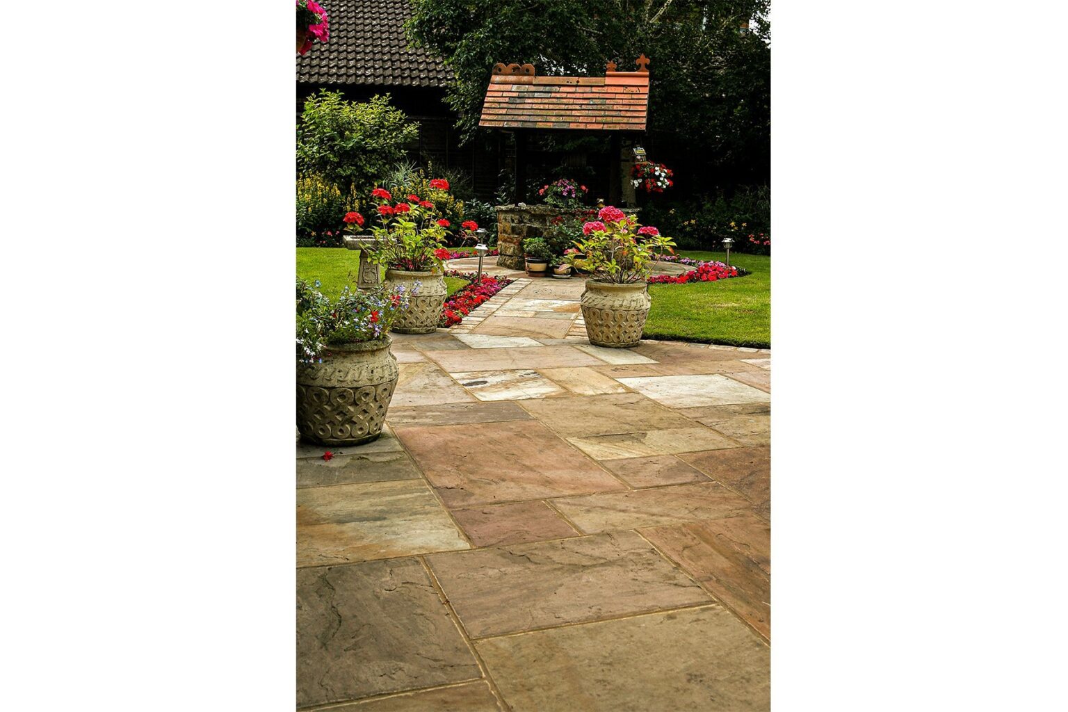 Camel Sandstone Paving - UK Wide Delivery | Buy Online Today | Corker.co.uk
