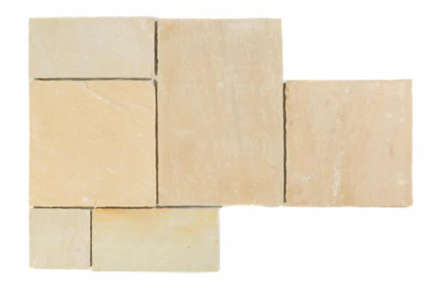 Mint Sandstone Paving - UK Wide Delivery | Buy Online Today | Corker.co.uk